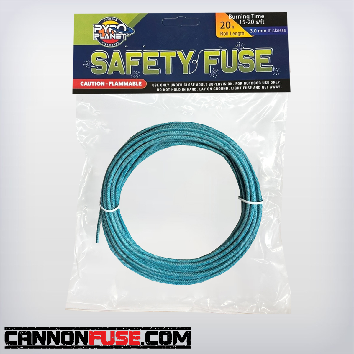 CannonFuse.com > Wholesale > Case of 3MM (15-20 sec/ft) Safety Fuse