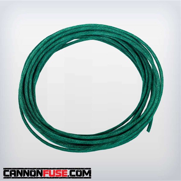 CannonFuse.com > Cannon Fuse > Green Safety Fuse (25-30 sec/ft)