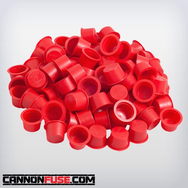 CannonFuse.com > Plugs and End Caps > Red Plastic Plug (3/4")