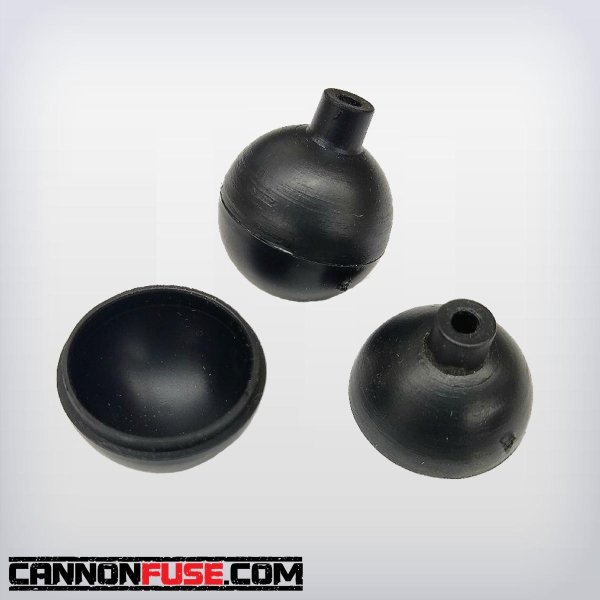 CannonFuse.com > Plastic Firework Shells/Cans > Plastic Ball Shell (1")